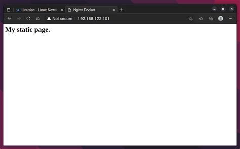 Ho To Run Nginx In A Docker Container A Step By Step Guide