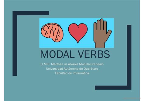 Modal Verbs Weird Rules Around The English Esl Powerpoints