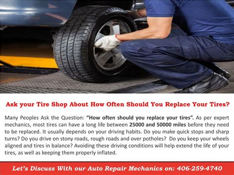 PPT Wondering How Often Should You Replace Your Tires At Tire Repair Shop PowerPoint