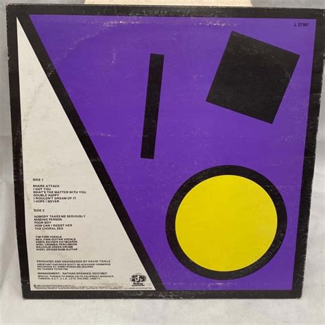 Splitz Enz True Colours Vinyl 1980s Purple Variation S