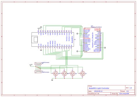 Nodemcu Light Controller Oshwlab