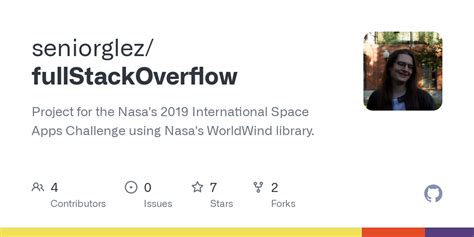 Github Seniorglezfullstackoverflow Project For The Nasas 2019 International Space Apps