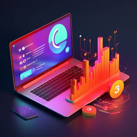 Generative Ai 3d Social Media Platform Stock Illustration