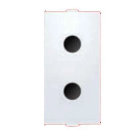 6a 2 Pin Round Socket Shutter 1 Module 68201 At Rs 55 Piece Two Pin Socket In Mumbai Id