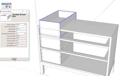 Dynamic Components In SketchUp FineWoodworking