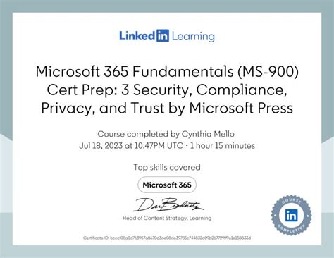 Cynthia Mello Maol Cssbb Mcp On Linkedin Certificate Of Completion