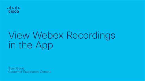 Cisco Webex Convert A Recording To Mp4 Fdomf