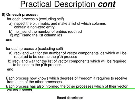 Ppt Distributed Computation Of A Sparse Matrix Vector Product