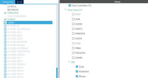 Solved Stm32u5 Ux Host Hid With No Vbus Power Stmicroelectronics Community