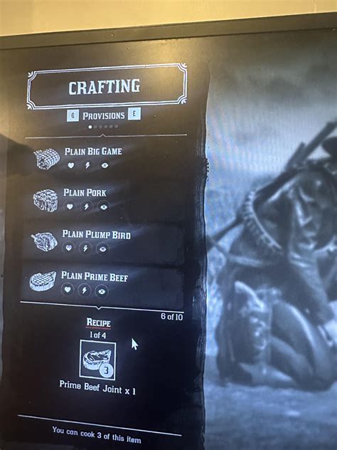 How Come Seasoned Meat Wont Show Up At All In The Cook Menu R