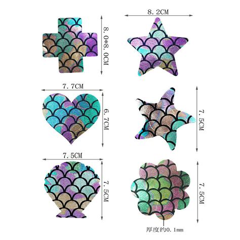 2pcs Multi Color Invisible Breast Pasties Adhesive Nipple Cover Sticker