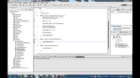 can we call an instance method from a static method java interview question youtube