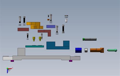 铣平面专用夹具 SOLIDWORKS 2012 模型图纸免费下载 懒石网