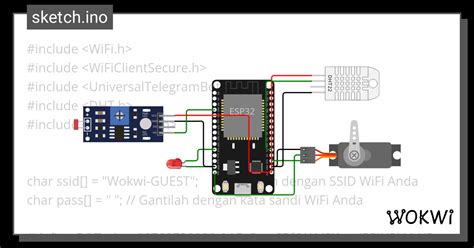 Jendela Otomatis Wokwi Esp32 Stm32 Arduino Simulator