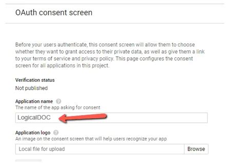 Configuring Google API LogicalDOC Documentation