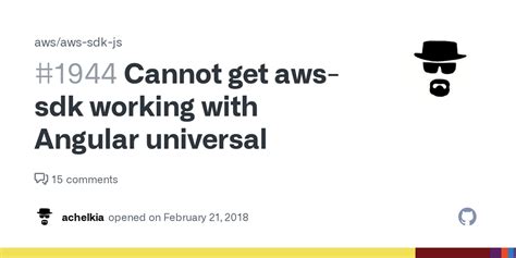 Cannot Get Aws Sdk Working With Angular Universal · Issue 1944 · Awsaws Sdk Js · Github