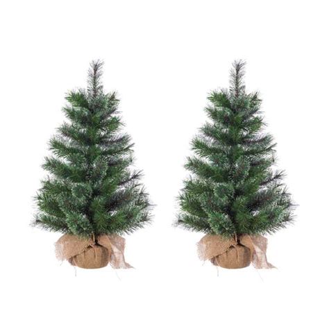 gerson set of 2 30in unlit hard needle pine with 76 tips 5381 30ec
