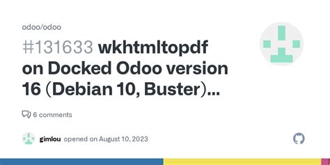 Wkhtmltopdf On Docked Odoo Version Debian Buster Result As Results Timeout