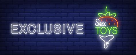 Set Of Neon Signs Adults Only Plus Sex And Xxx Vector Image