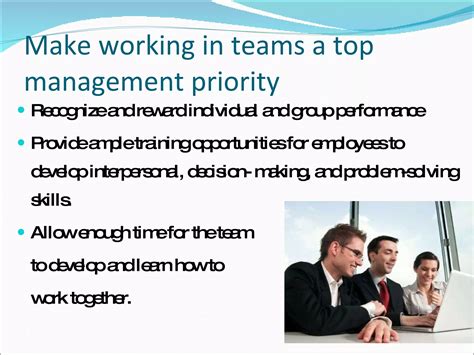 Developing An Effectiveteam Ppt