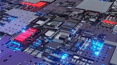 Premium Photo D Render Close Up View Of Pc Motherboard Colorful And Details