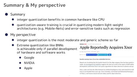 Quantization And Training Of Neural Networks For Efficient Integer Arithmetic Only Inference Ppt