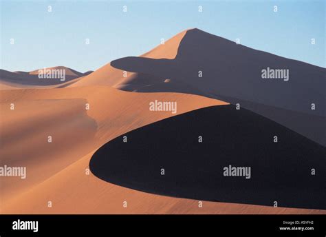 Sand Dunes In Desert Namib Naukluft National Park Namib Desert