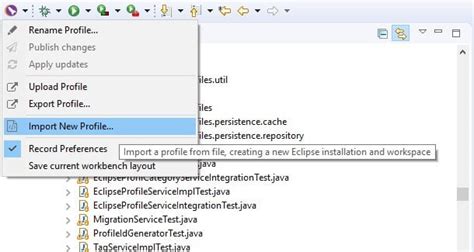 New Version Of Eclipse Profiles Is Out W Improved Eclipse Profile Startup Time And File Import