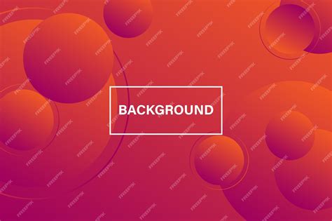 Premium Vector Abstract Gradient Geometric Background Orange And Violet Color Circles