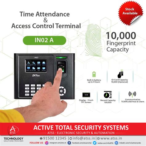 Finger Print Time Attendance Access Control System Ip65 Tf1700 Artofit
