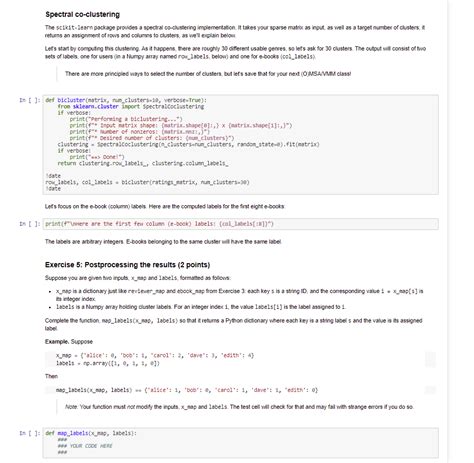 Solved Spectral Co Clustering The Scikit Learn Package