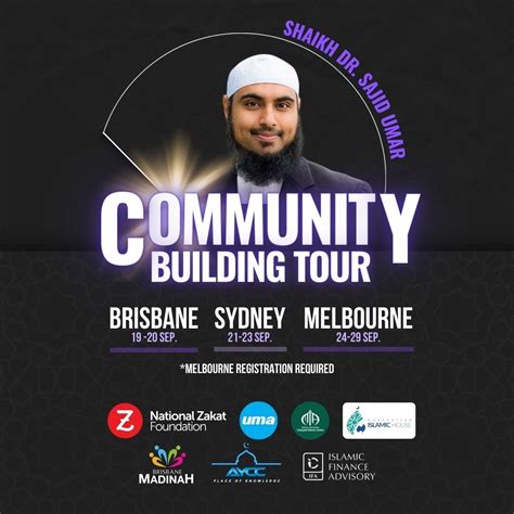 National Zakat Foundation Australia On Linkedin 🎉 Exciting News Shaikh Dr Sajid Umar Will Be