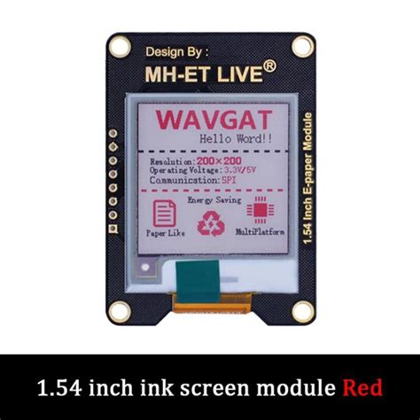 Wavgat 154 Inch Epaper Module E Paper E Ink Eink Display Screen Spi Support Global Part For