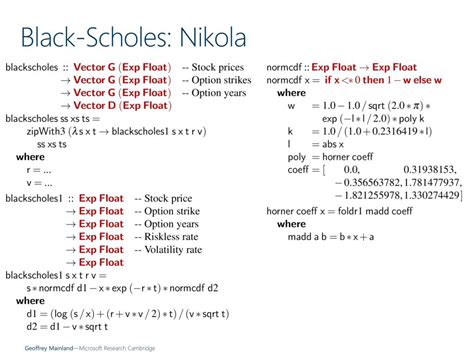 Ppt From High Level Haskell To Efficient Low Level Code Powerpoint