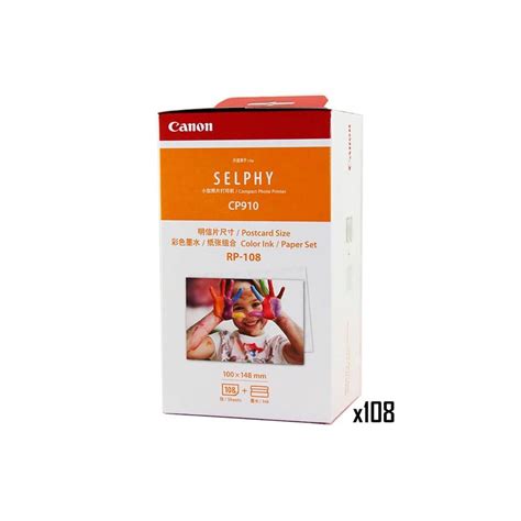Canon Rp-108 - Pack cartucho + 108 papel postal Canon RP-108