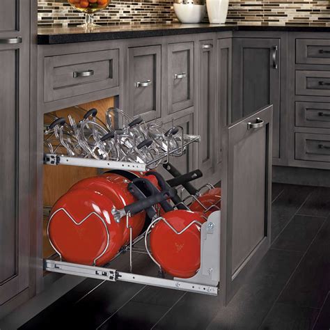 Rev A Shelf Tier Cookware Organizer Bed Bath Beyond Kitchen