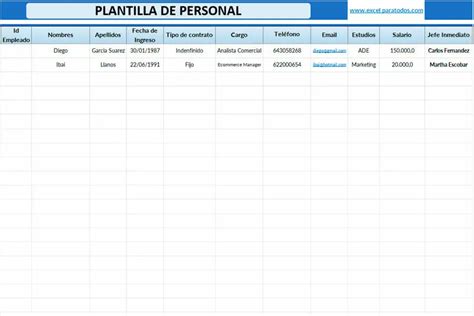 modelo excel de lista de contatos