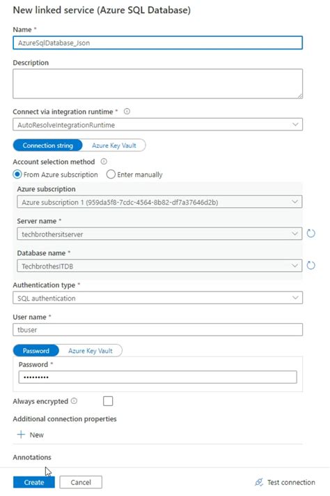 Welcome To Techbrothersit How To Load Json File To Azure Sql Database Table In Azure Data