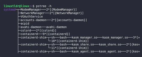 Beginners Guide For Pstree Command In Linux