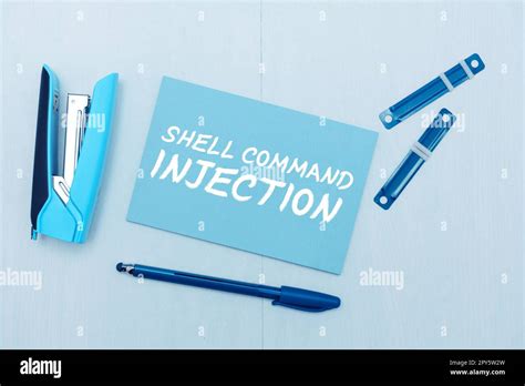 conceptual caption shell command injection business idea used by