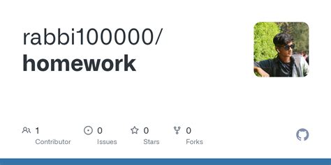 GitHub Rabbi Homework