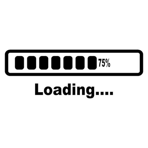 Premium Vector Loading Or Buffering Icon Symbollogo Illustration