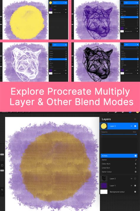 procreate multiply layer tips for using blend modes in procreate