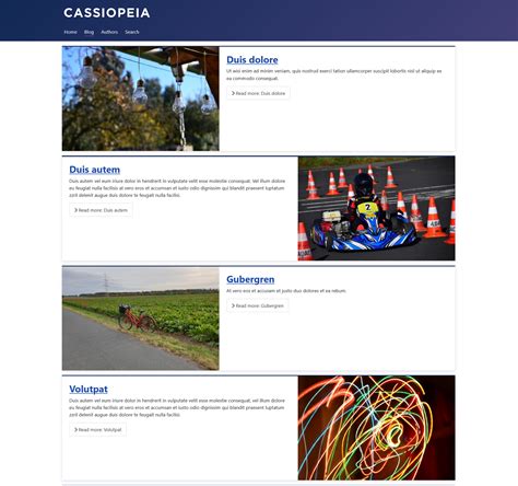 Cassiopeia Joomlas Powerful Built In Template How To Use Css Classes