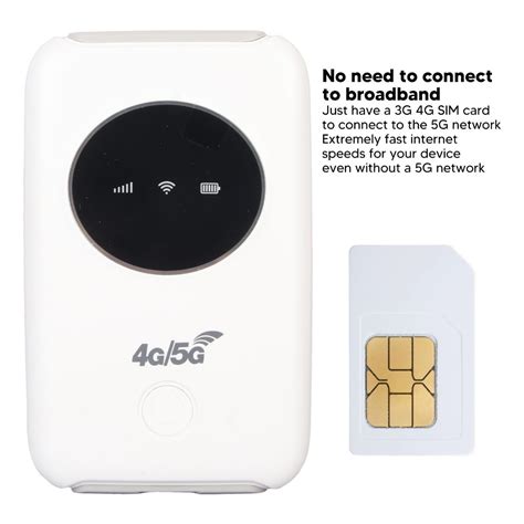 Welcomehome 4G LTE USB WiFi Modem 300Mbps Unlocked 5G WiFi SIM Card Slot Built In 3200MAh