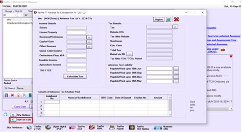 Software Function Keys TaxPro Help