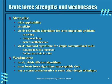 Ppt Brute Force Powerpoint Presentation Free Download Id314325