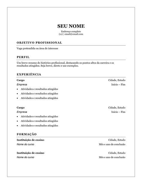 exemplo de curriculo simples para preencher novo exemplo vrogue porn sex picture