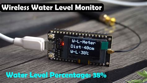 Wireless Water Level Indicator Using Lora And Esp32