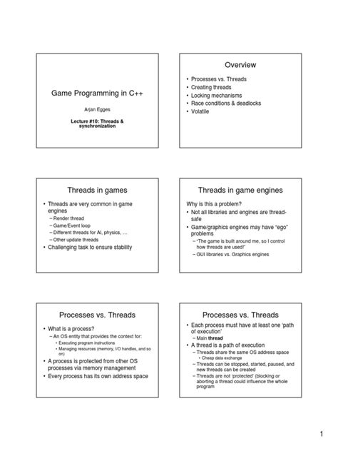 Lecture 10 Threads And Synchronization Pdf Thread Computing